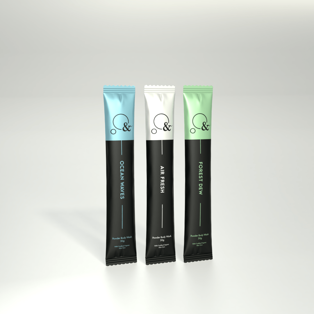 Trio Body Wash Refill Sachets Pack - Quinn and Oliver